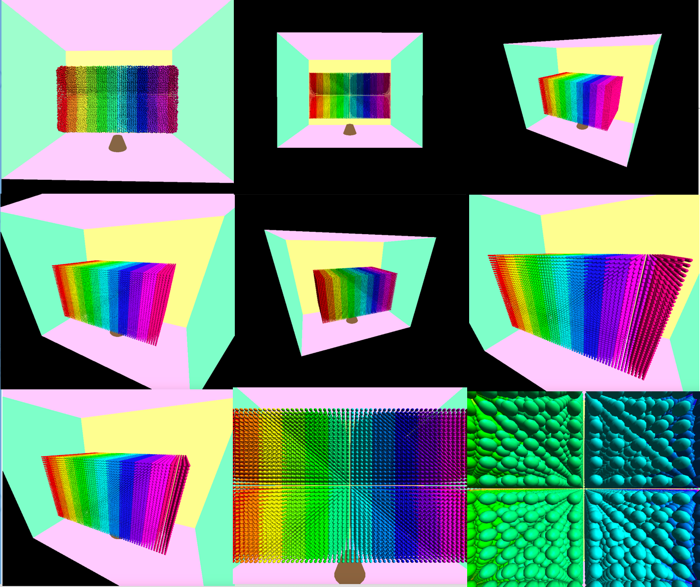 Rainbow Musical Fountain Simulation